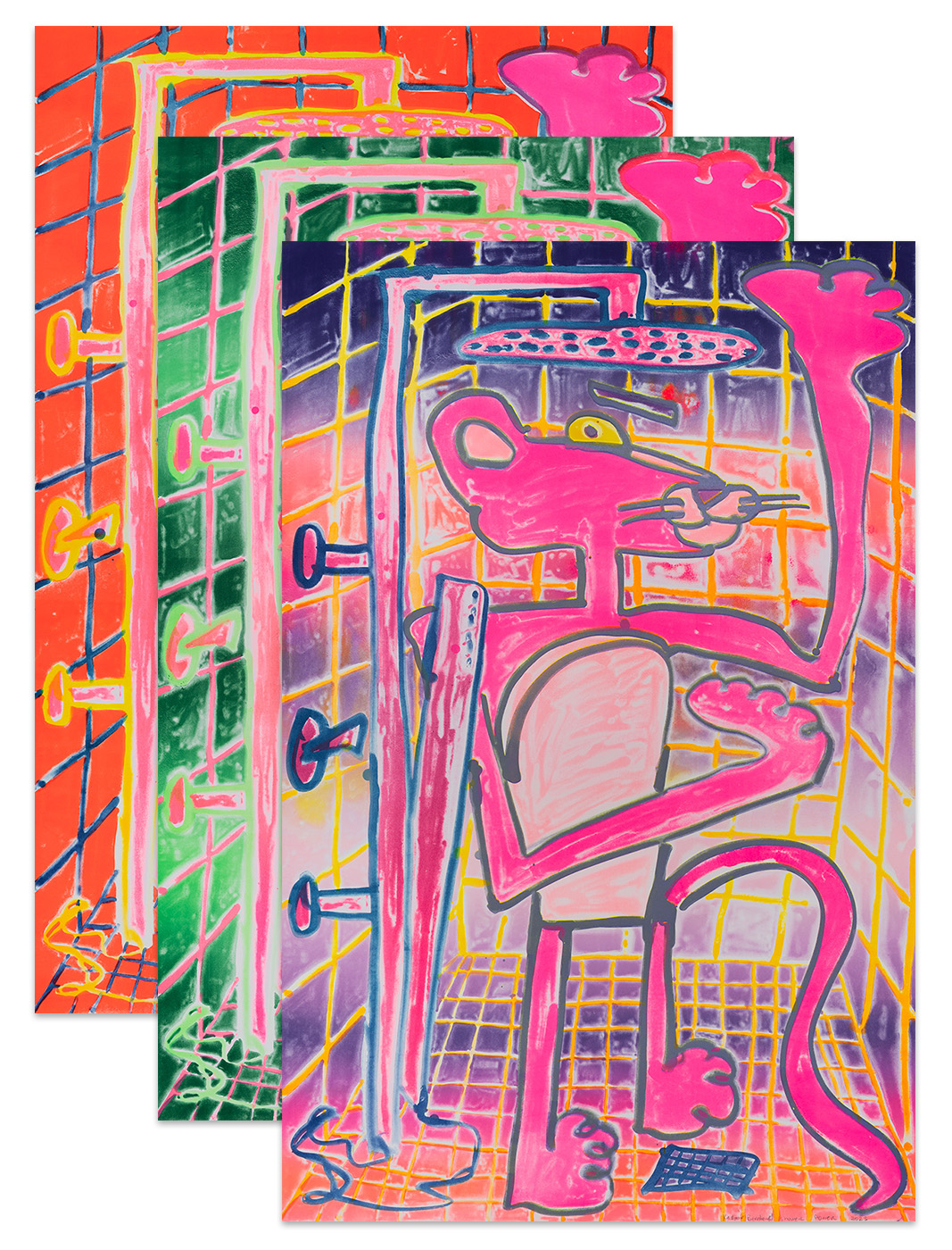 Shower Power (2023) - Katherine Bernhardt - Artists